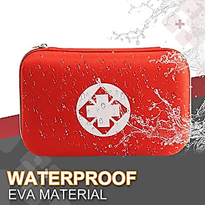 275PCS Personal First Aid Kit for Car Emergency Supplies Mini Compact Bag for Backpack, Basic Camping Essentials Survival Kit for Hiking Travel AMORNING