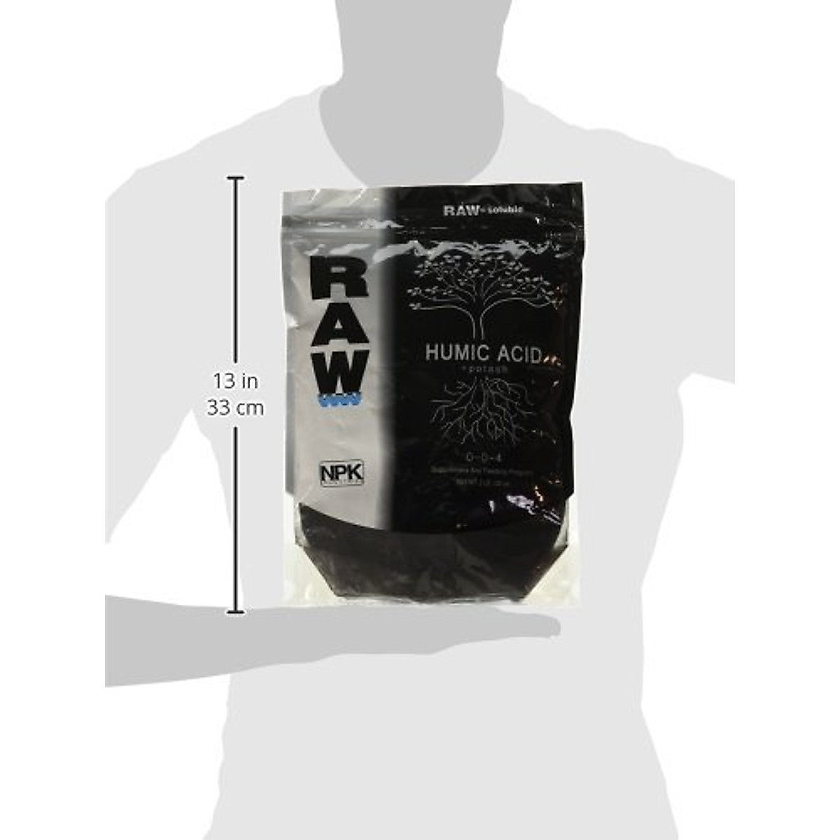 NPK Industries 717883 Raw Humic Acid Fertilizers, 2-Pound, 2 Pound