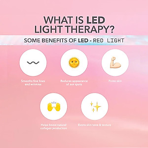 Dr. Dennis Gross DRx SpectraLite FaceWare Pro – LED Face Mask for Anti-Aging, Acne Treatment, and Skin Rejuvenation with Dual Red & Blue Light Therapy