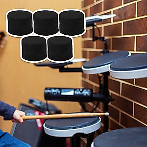 BQLZR 28x20mm Drum Trigger with Adhesive Percussion Instrument Parts Pack of 5