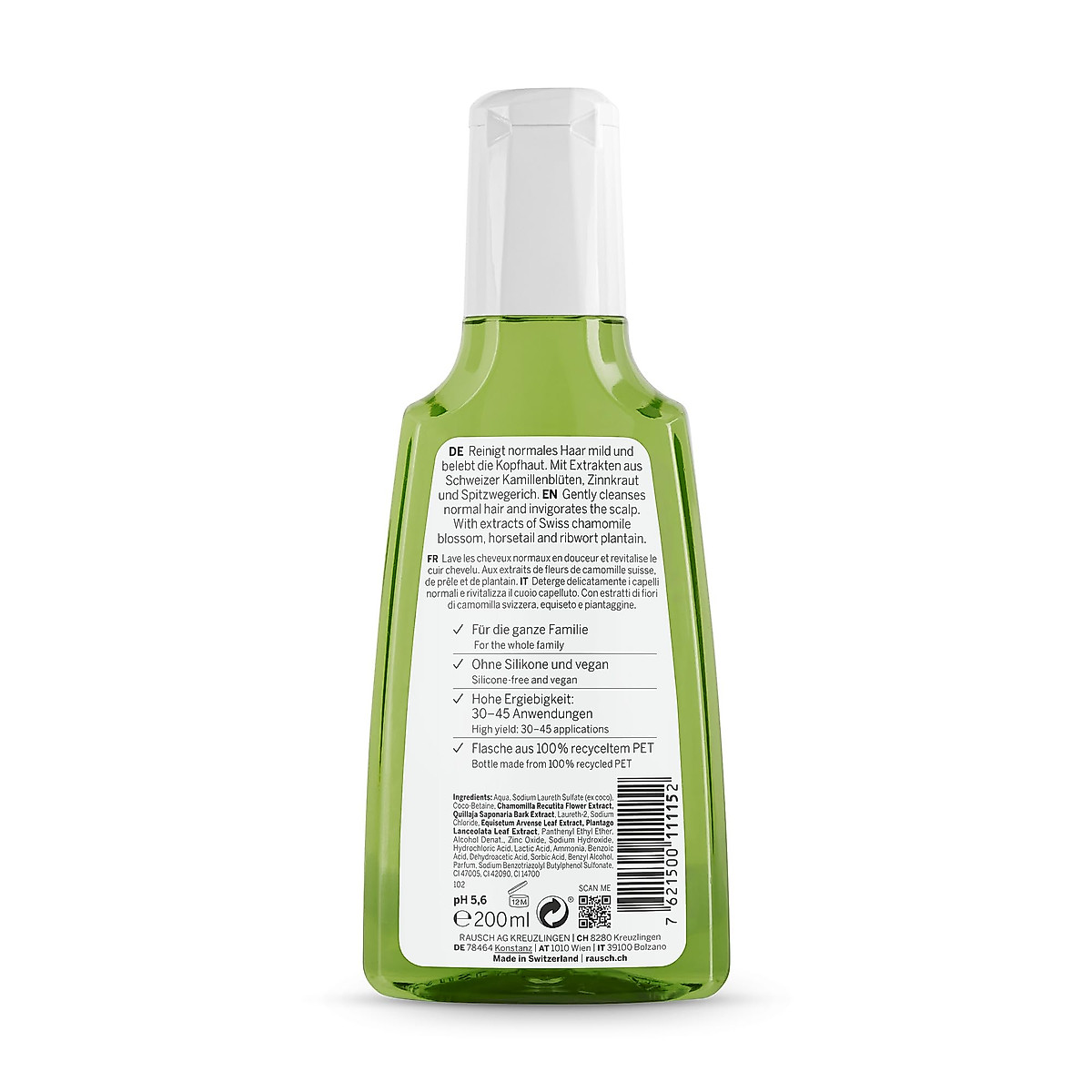 RAUSCH Swiss Herbal Care Shampoo 200 ml