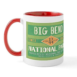 CafePress Big Bend National Park (Retro) Mug Ceramic Coffee Mug, Tea Cup 11 oz