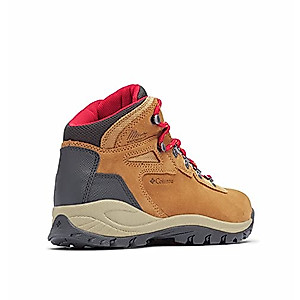 Columbia Women's Newton Ridge Plus Waterproof Amped, Elk/Mountain Red, 9