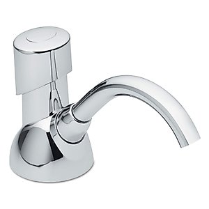 GOJO CX Counter-Mount Push-Style Soap Dispenser, Chrome, for GOJO Foam Hand Soap Refills (Pack of 1) - 8500-01