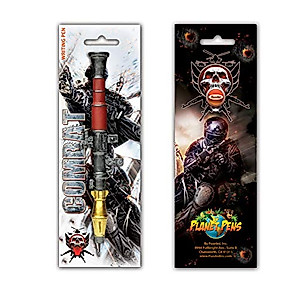 Planet Pens RPG Rocket Grenade Novelty Pen - Cute Funny Pens for Kids, Teens and Adults, Fun Cool Ball Point Pen for School Writing and Unique Office Supplies, Gun Pen Gift for Men and Women - 6 Inch