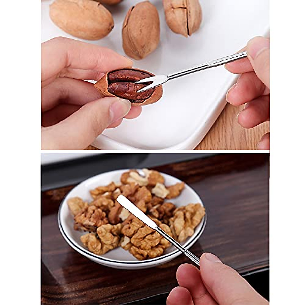 30 PCS Seafood Tools Include Crab Crackers, Seafood Scissors, Lobster Sheller, Crab Hammer,and Shellfish Forks,Nutcracker Set