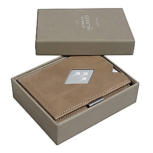 EXENTRI Multiwallet with RFID protection with credit card holder with snap enclosure