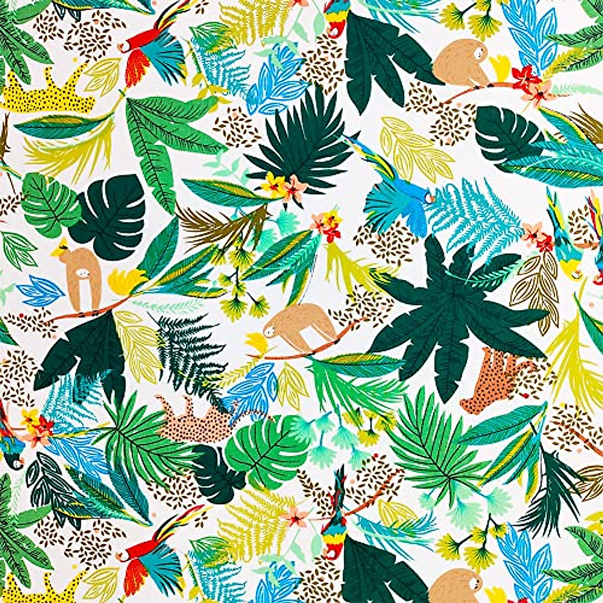 7pcs 19.68” x 19.68” (50cm x 50cm), 100% Cotton Fabric Bundle Squares for Quilting Sewing DIY Craft Patchwork, No Repeat Dark Flower Pattern.