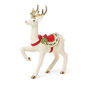 Lenox Standing Reindeer Figurine, 0.99, Multi