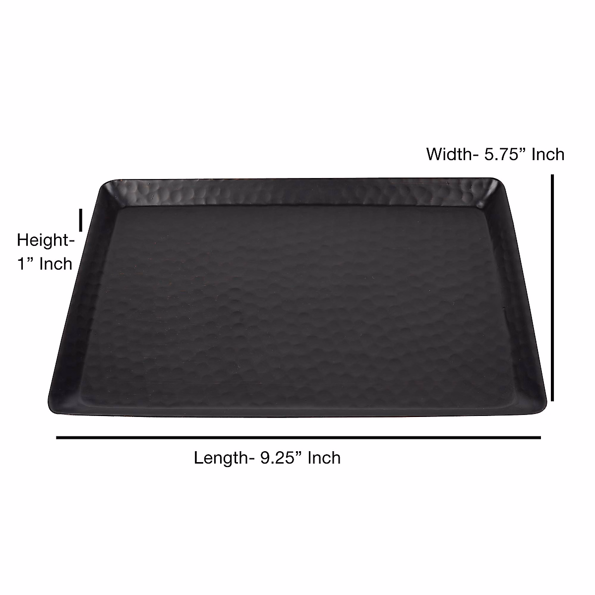 nu steel, Oil Rubbed Bronze nusteel Hammered Rectangular Vanity Decorative Home, Bathroom, Kitchen, Office, Countertops, Makeup Organizer Jewellery Perfume Holder Towel Tray