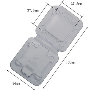 SJZBIN 8PCS Plastic Protective Case Clam Shell for LGA1150/1151/1155/1156/1200 CPU