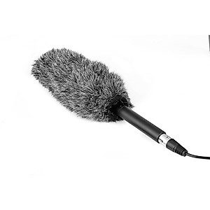 Movo WS-S1000 Furry Outdoor Deadcat Windscreen for Shotgun Microphones up to 7-inch (18cm) Long - Fits Rode VideoMic, NTG-2, Sennheiser ME66, Audio-Technica AT-897 and More