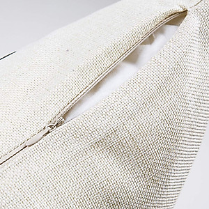 Meekio Farmhouse Pillow Covers with Thankful Grateful Blessed Quote 12" x 20" Farmhouse Rustic Décor Lumbar Pillow Covers with Saying Housewarming Gifts Family Room Décor