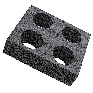 2pcs Knitted Cotton Cup Holder Foam Cup Carrier Takeout Packing Supply Takeout Cup Carrier Coffee Drinks Takeout 4-Cup Tray epe Foam Composite Pearl Cotton Coffee Cup re-usable