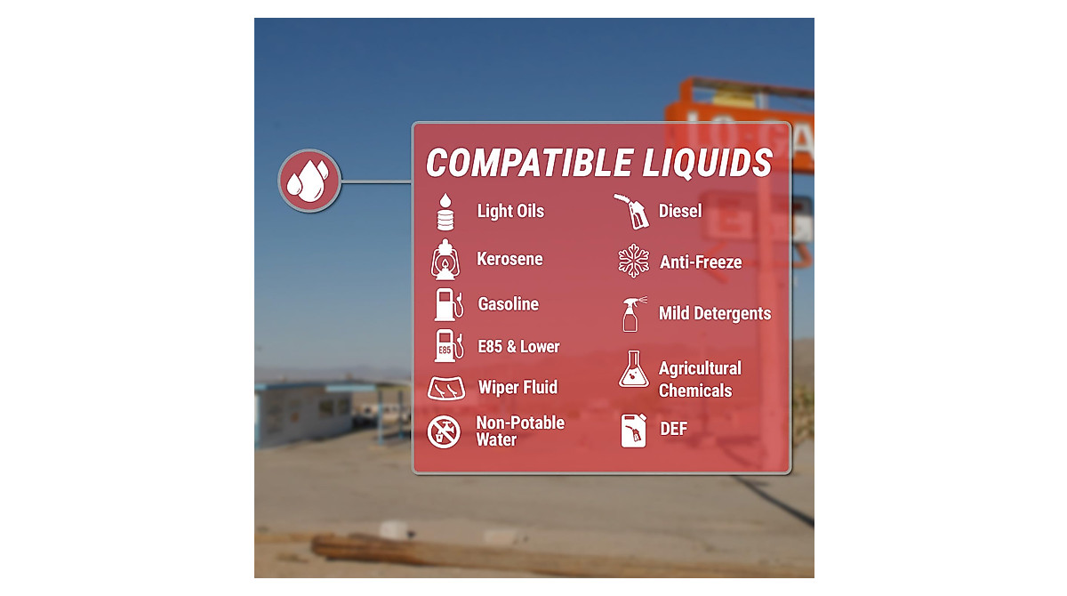 TeraPump TREP01-TXL E85 Electric Gas Transfer Pump