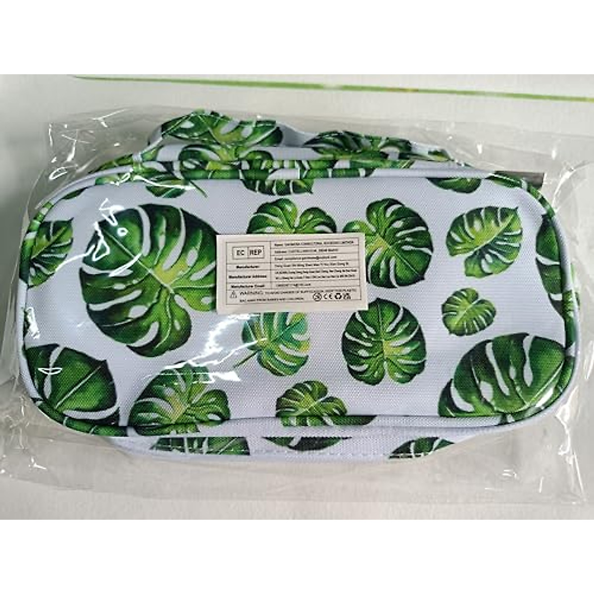 LParkin Tree Leaves Cute Pencil Case Super Large Capacity 3 Compartments Canvas Pen Bag Pouch Stationary Case Makeup Cosmetic Bag