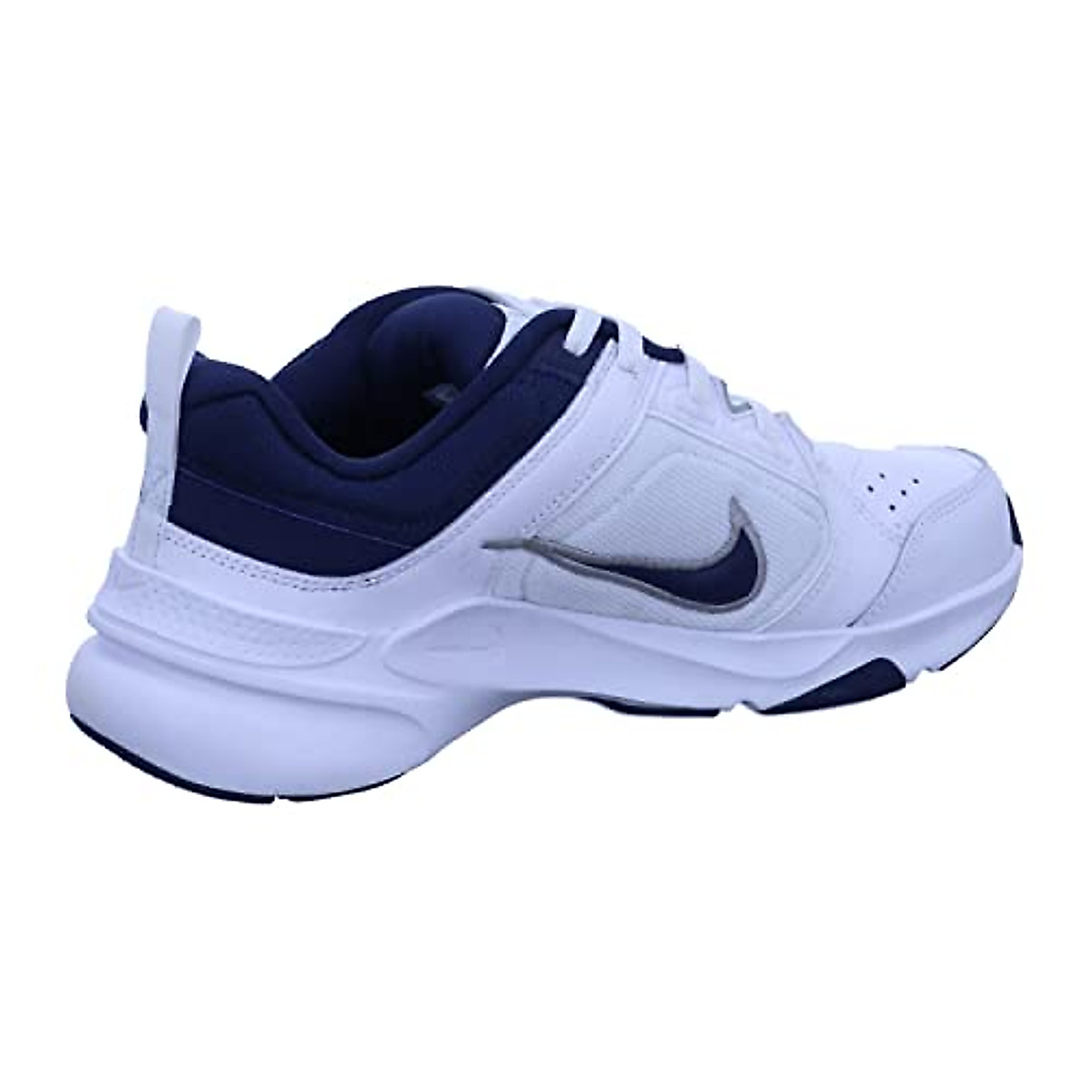 Nike Men's Gymnastics Shoes, White Midnight Navy MTLC Silver, 11 US