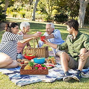 Cabilock 1pc Coffee Table Storage Basket Desktop Storage Basket Practical Storage Basket Compartment Storage Basket Storage Woven Basket Tea Table Storage Basket Storage Organizing Basket