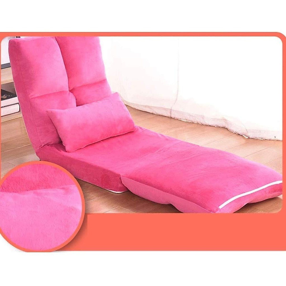 WXBDD Lazy Sofa, Tatami Folding Single Sofa Bed Creative Bedroom Multifunctional Sofa