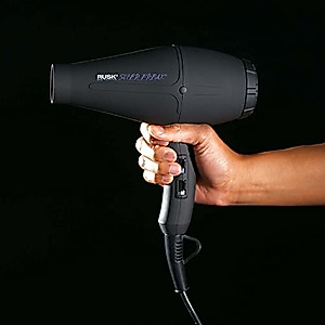 Rusk Engineering Super Freak Professional 2000 Watt Dryer with Italian Motor, Features and Italian Motor that Delivers Superior Airflow and Air Pressure