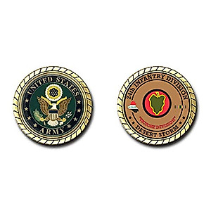 24th Infantry Division Desert Storm Challenge Coin - Officially Licensed