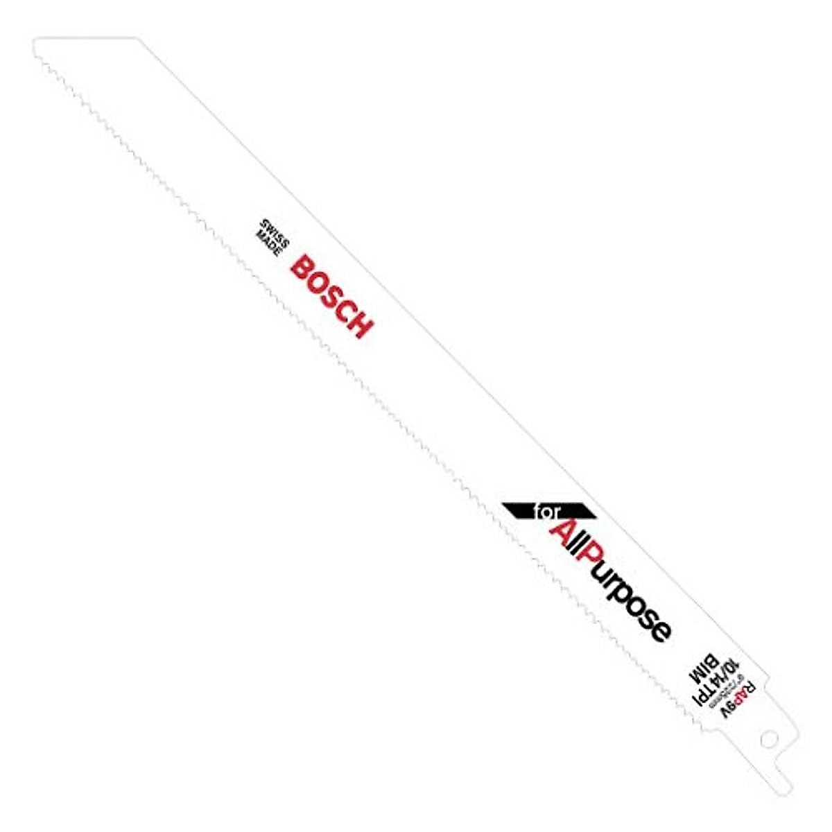 Bosch RAP9V 5-Piece 9 in. 10/14 V TPI All Purpose Reciprocating Saw Blade