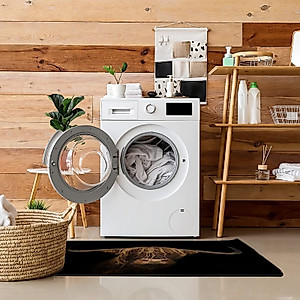 TsyTma Scottish Highland Cattle Kitchen Rugs Non-Slip Soft Kitchen Mats Wild Animal Cow Bath Rug Kitchen Runner Rug Doormats Carpet for Home Decor 20" X 39"