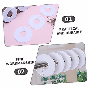 Cabilock Clothes Size Dividers Round 20 Pack Closet Wardrobe Separator Hooks for Easy Hanging