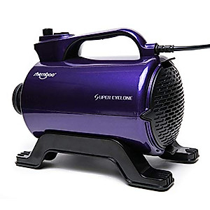 shernbao High Velocity Professional Dog Pet Grooming Hair Drying Force Dryer Blower 5.0HP (Super Cyclone) SHD-2600P (Purple)