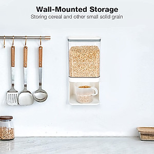 Conworld Scent Booster Beads Dispenser, Laundry Detergent Dispenser, Wall-Mounted for Laundry Beads, Laundry Room Organization, for Scent Booster, Stain Remover Powder, Laundry Beans