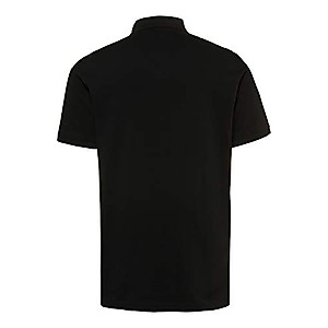 JP 1880 Menswear Big & Tall Plus Size L-8XL 2-Pack Polo Shirts Dark Grey Melange, Black XXXXXX-Large 704317 11