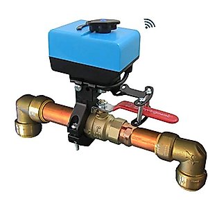 EcoNet Controls EVC300-HCLXL-SK3, Bulldog-JW WIFI Valve Robot, Leak Detection & Prevention, automatic water shutoff, Easy to Install, No Plumbing Required! Valves up to 1.5"