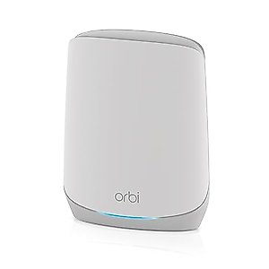 NETGEAR Orbi Whole Home Tri-Band Mesh WiFi 6 Add-on Satellite (RBS760) – Works with Your Orbi WiFi 6 System - Adds Coverage up to 2,500 sq. ft. - AX5400 up to 5.4Gbps