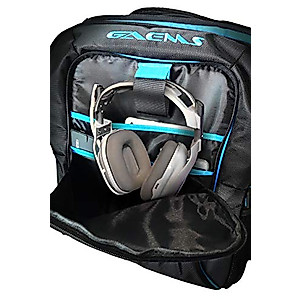 GAEMS Hex Pac Backpack -Compatible with PlayStation 4, Pro, PlayStation 4 Slim, Xbox One, S, Xbox One X, Nintendo Switch, PS3, Xbox 360, Laptops, and Other Electronic Items - PlayStation 4