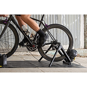 Saris Complete Bike Trainer Accessory Kit with Bike Mat, Climbing Block & Towel, Black