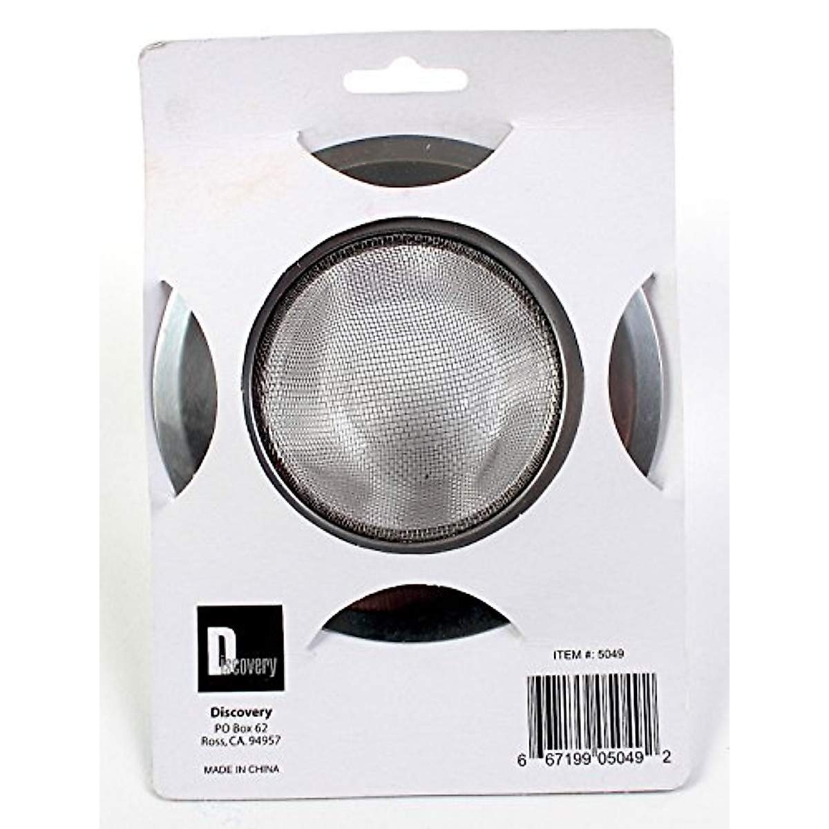 Discovery Stainless Steel Mesh Sink Strainer, 3-Pack