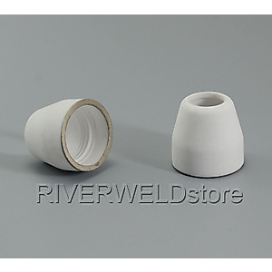 RIVERWELD Plasma Electrode Tip Nozzle Shroud Ceramic Cup Fit Miller APT3000 And OTC M3000 Plasma Cutter 22pcs