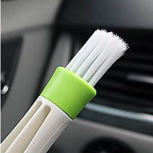 WOIWO Cleaning Brush For Air Outlet Of Two-Headed Car Air Conditioner, Soft Brush For Instrument Panel Dusting, And Cleaning Articles For Interior Decoration