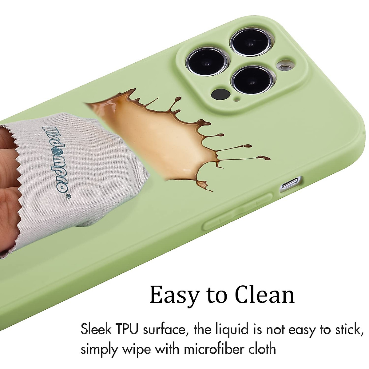 Wisdompro Case for iPhone 13 Pro Max, Bundle of 5 Pack Extra Thin Slim Soft TPU Gel Protective Case Cover for iPhone 13 Pro Max 6.7 inch (Yellow, Red, Green, Light Blue, Pink)