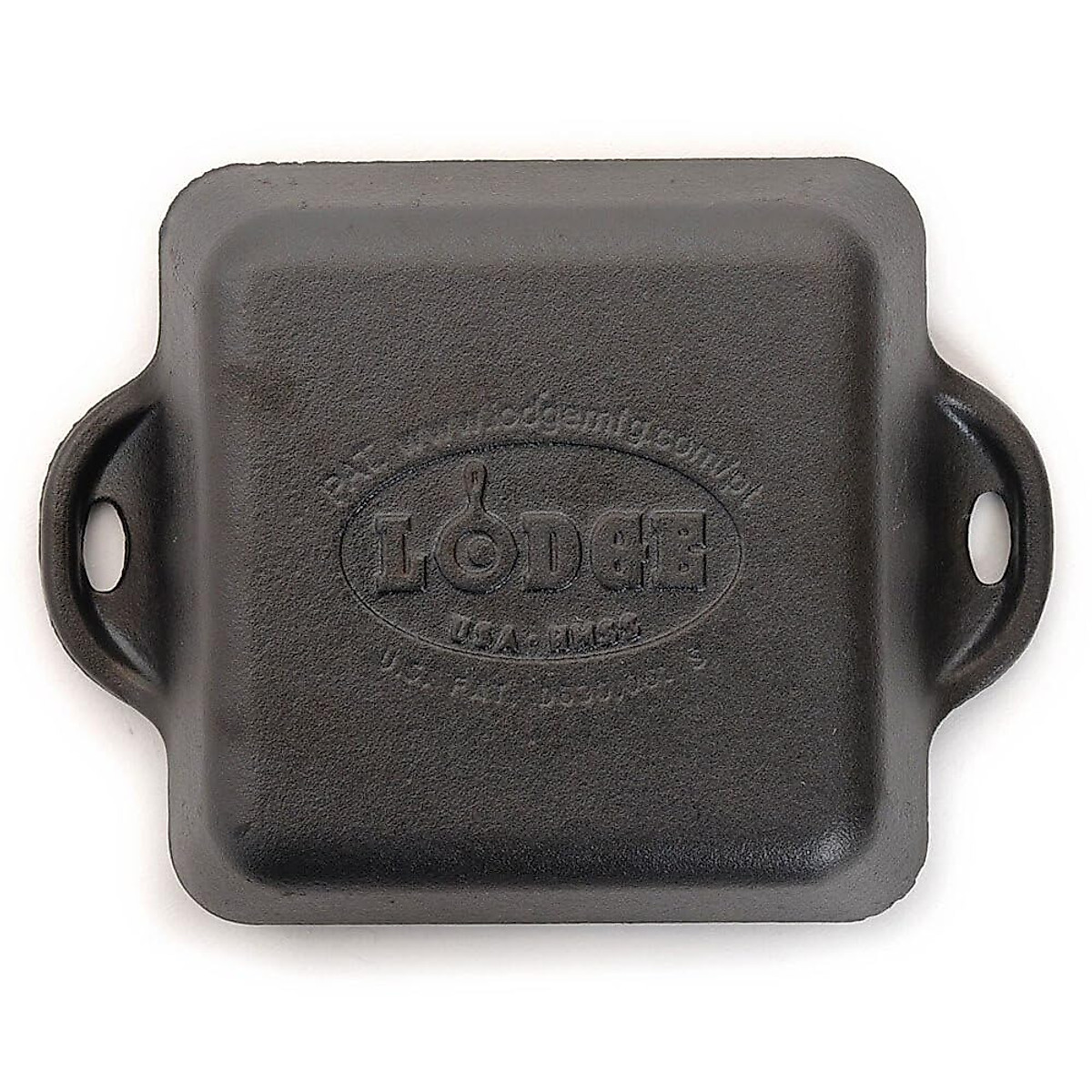 Lodge Cast Iron 10 Ounce Square Mini Server, Set of 4