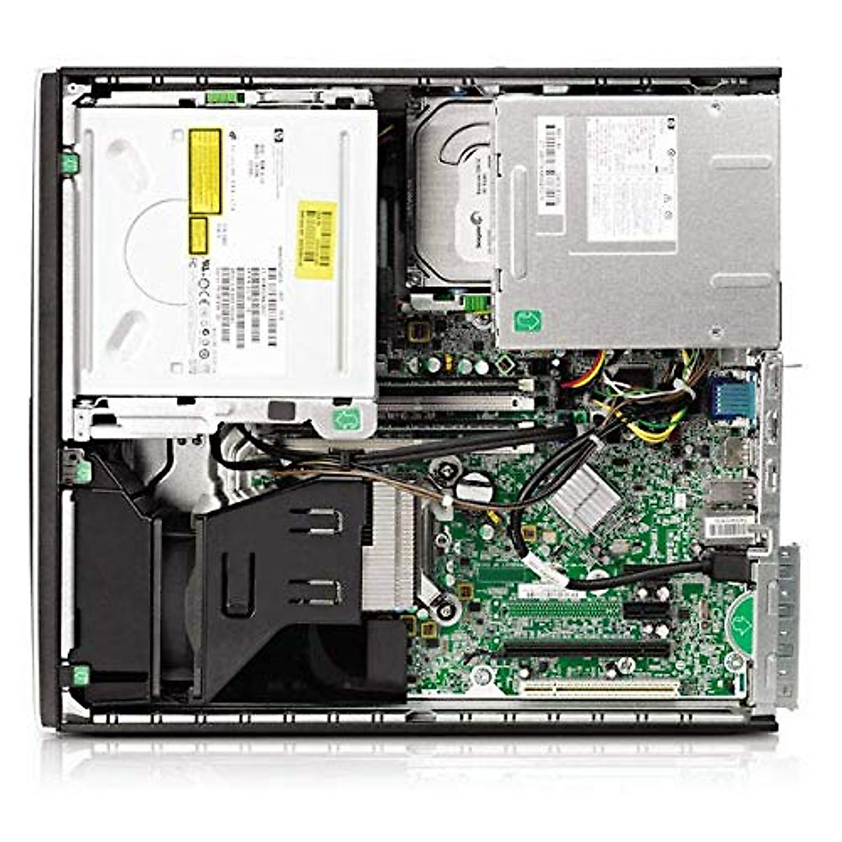 HP Elite SFF Desktop Computer PC, Intel Core i7 3.4GHZ Processor, 16GB Ram, 128GB M.2 SSD + 1TB Hard Drive, WiFi & Bluetooth, Wireless keyboard And Mouse, 19 Inch FHD LED Monitor, Windows 10 (Renewed)