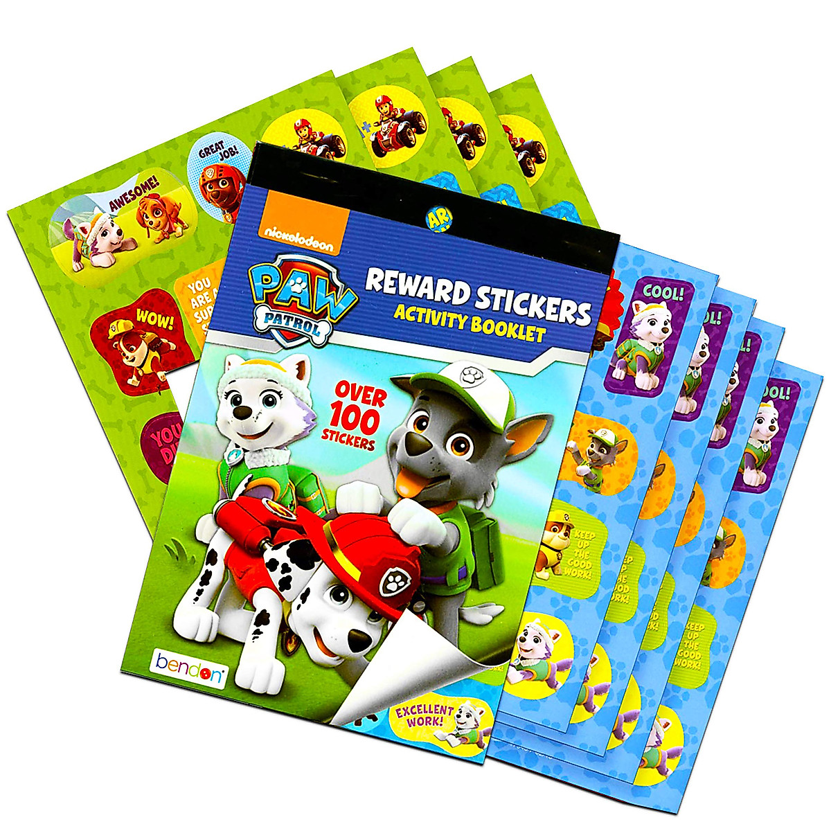 Paw Patrol Reward Stickers and Activity Booklet - Over 100 Stickers