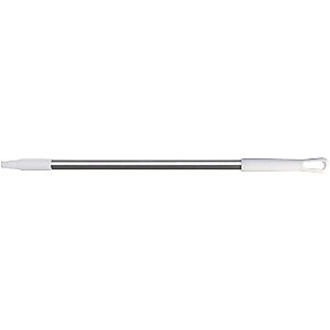 SPARTA 40246EC02 Aluminum Broom Handle, Mop Handle, Replacement Handle With Acme Threaded Tip For Commercial Cleaning, 30 Inches, White