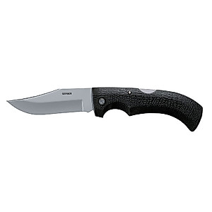 Gerber Gear 06069N Gator Folding Knife, Fine Edge, Clip Point, 8.5 Inch, Black