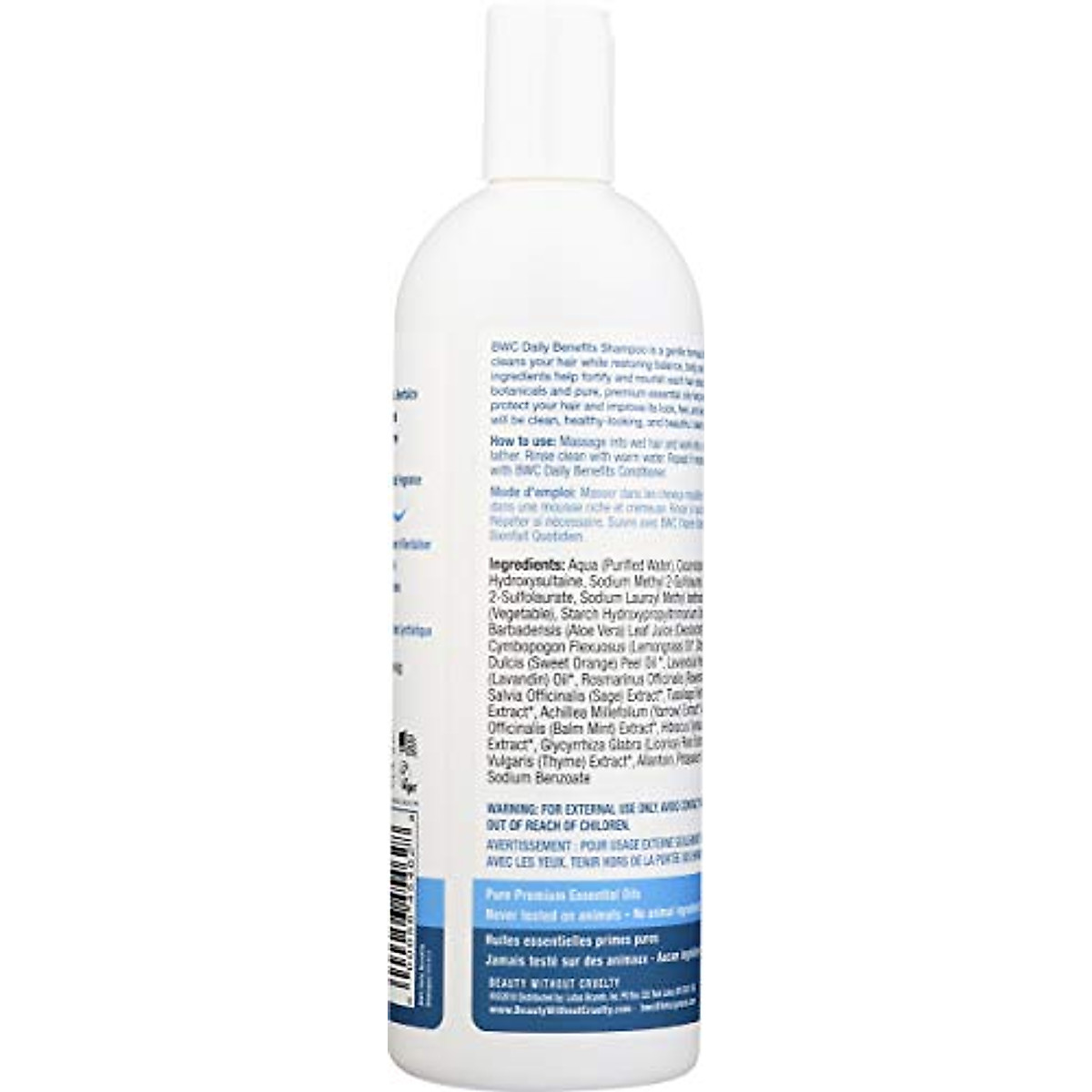 Beauty Without Cruelty Shampoo, Daily Benefits 16fl oz