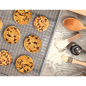 Mrs. Anderson’s Baking Professional Two-Thirds Sheet Baking and Cooling Rack, 21 x 14.5-Inches