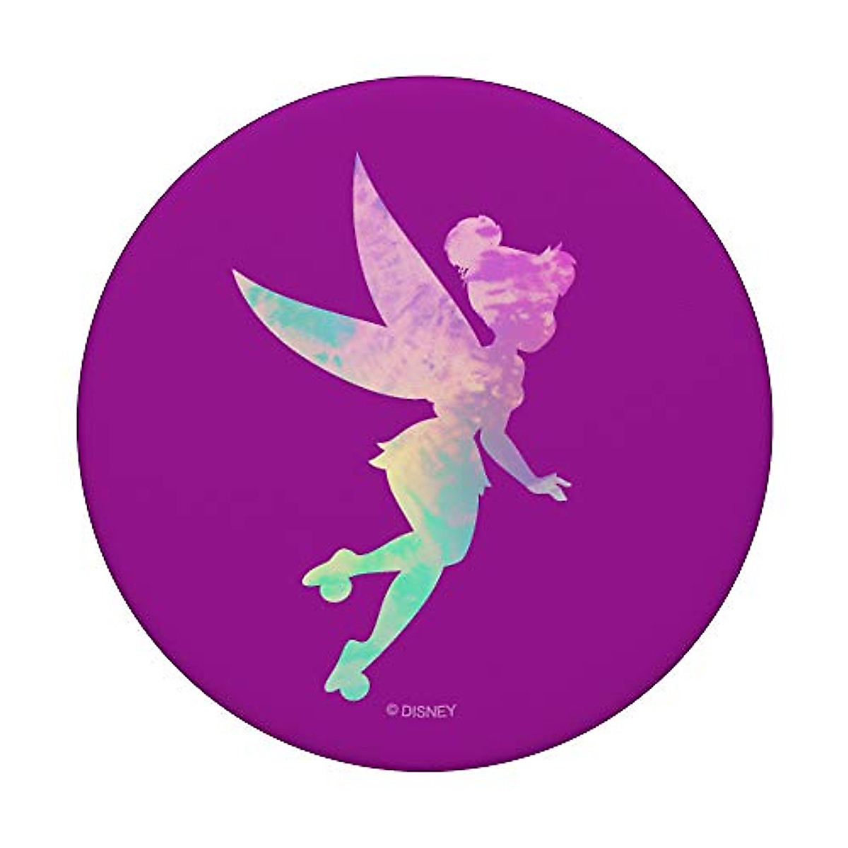 Disney Peter Pan Tinker Bell Purple Tie Dye 90s PopSockets PopGrip: Swappable Grip for Phones & Tablets