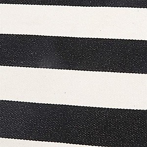 LEEVAN Black and White Rug 2X3, Washable Black Door Mat Cotton Woven Front Porch Rug, Layered Door Mats Outdoor Welcome Indoor Door Mat, Farmhouse Go Away Door Mat Door Mat Indoor Entrance Rug