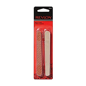 Compact Nail File by Revlon, Dual Sided Nail Care Tool, Smooths & Shapes Nails, Easy to Use, Compact Emery Boards (Pack of 24)