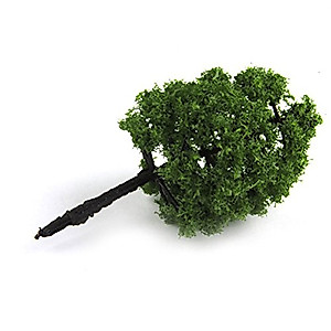 WINOMO Scale Trees Diorama Models Model Train Scenery Architecture Trees Model Railroad SceneryScenery Landscape Model Tree 20pcs 9CM (Dark Green)